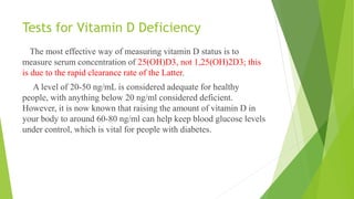 Vitamin d3, methods_of_measurement_and_it's_correlation_with_diabetes ...