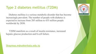 Vitamin D3, methods of measurement and it's correlation with diabetes ...
