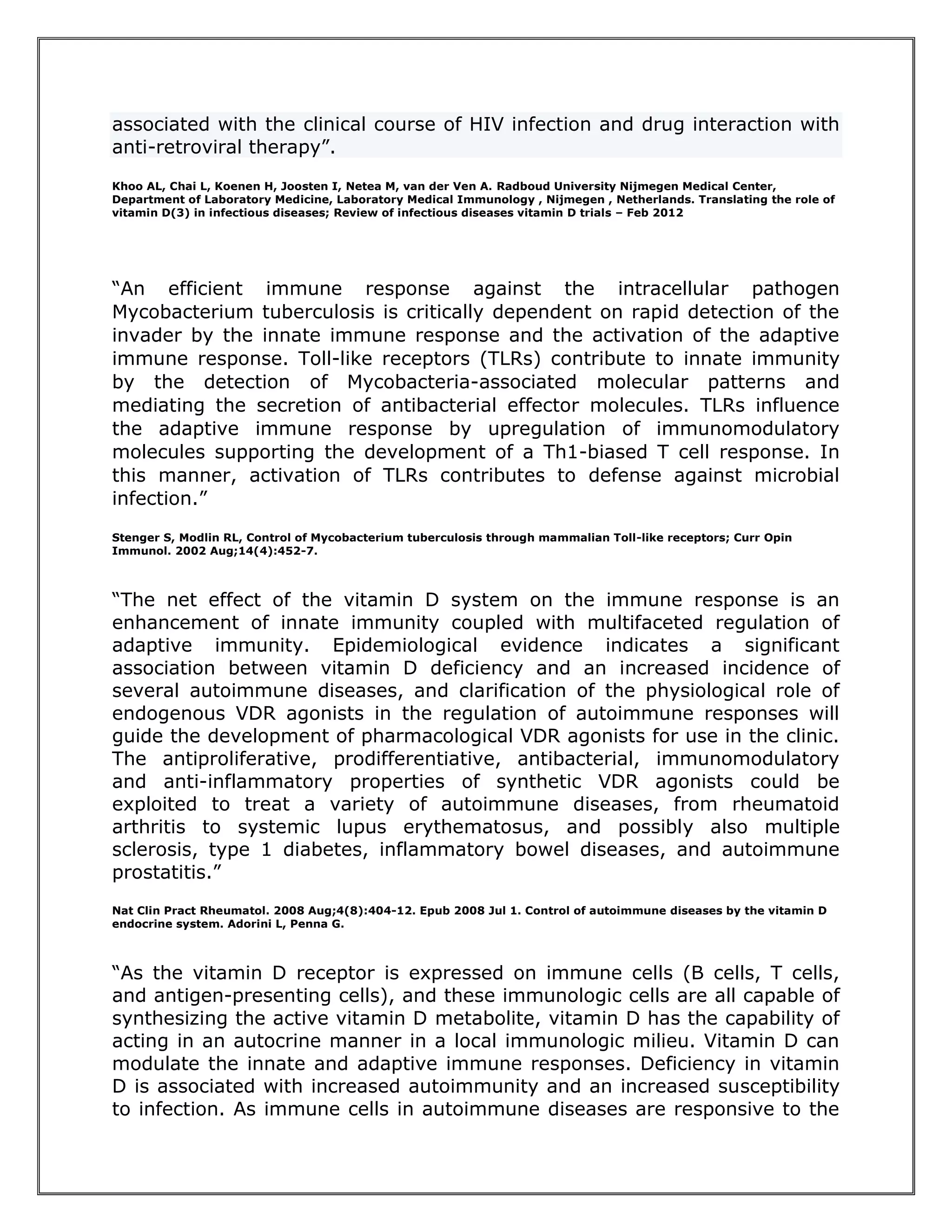 Vitamin d3 references | DOCX