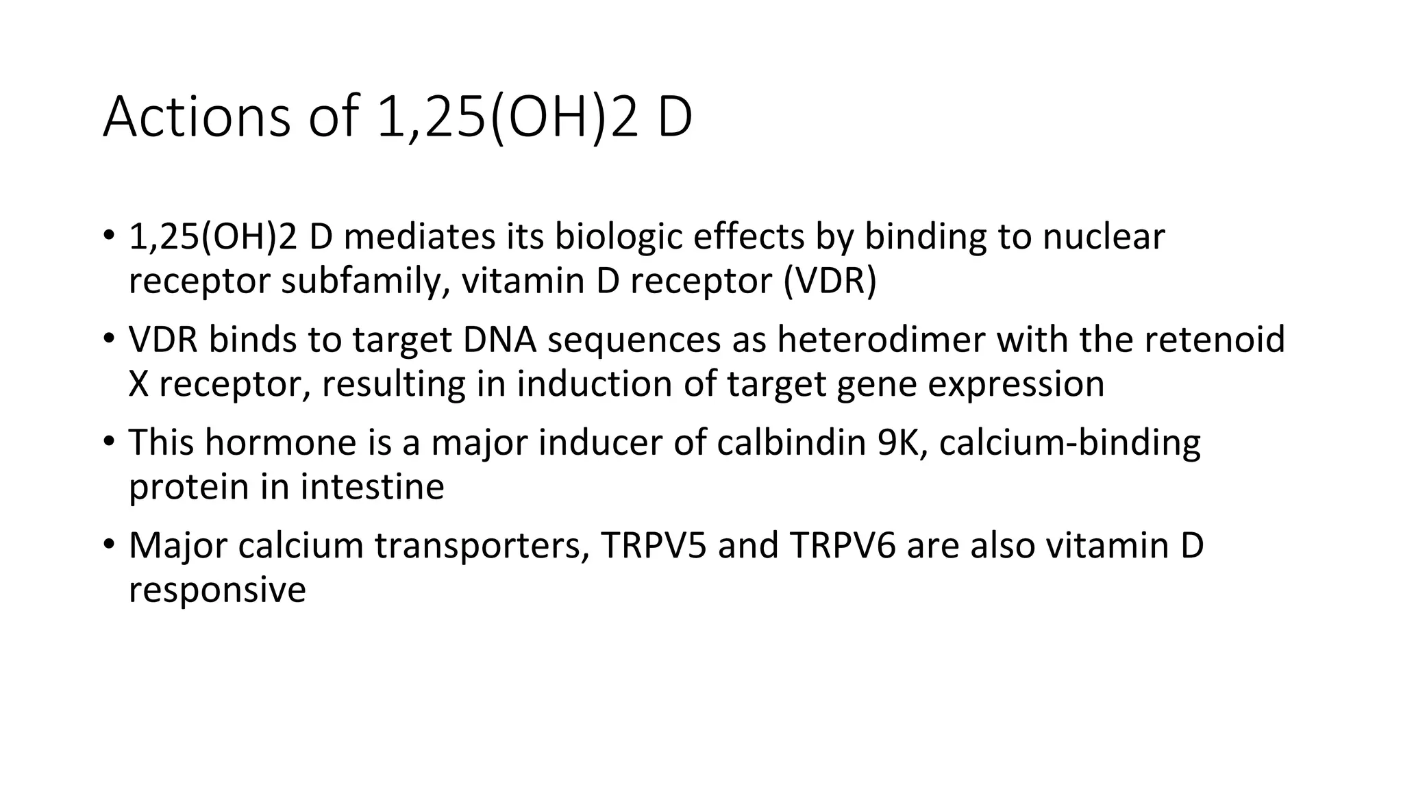 Vitamin D and disorders – hypo/ hypervitaminosis D | PPTX