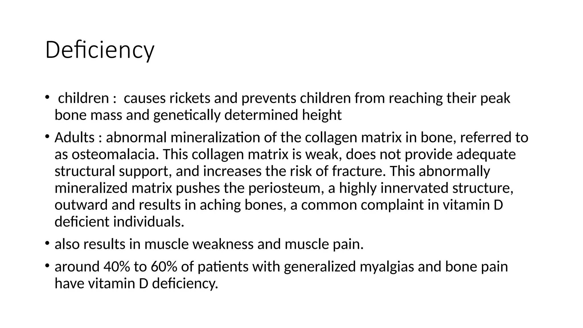 Vitamin D Deficiency power point presentation | PPTX