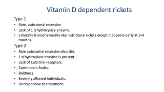 Vitamin d deficiency & rickets | PDF