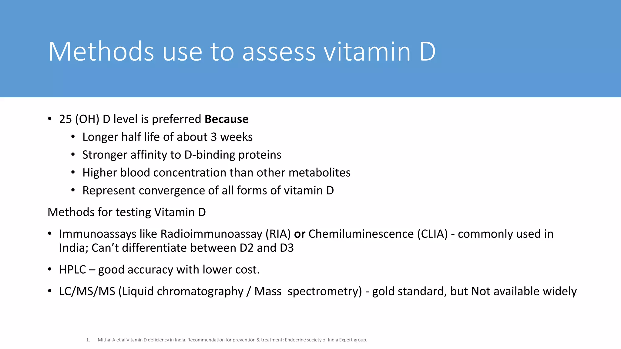Vitamin D Pediatrics | PPTX