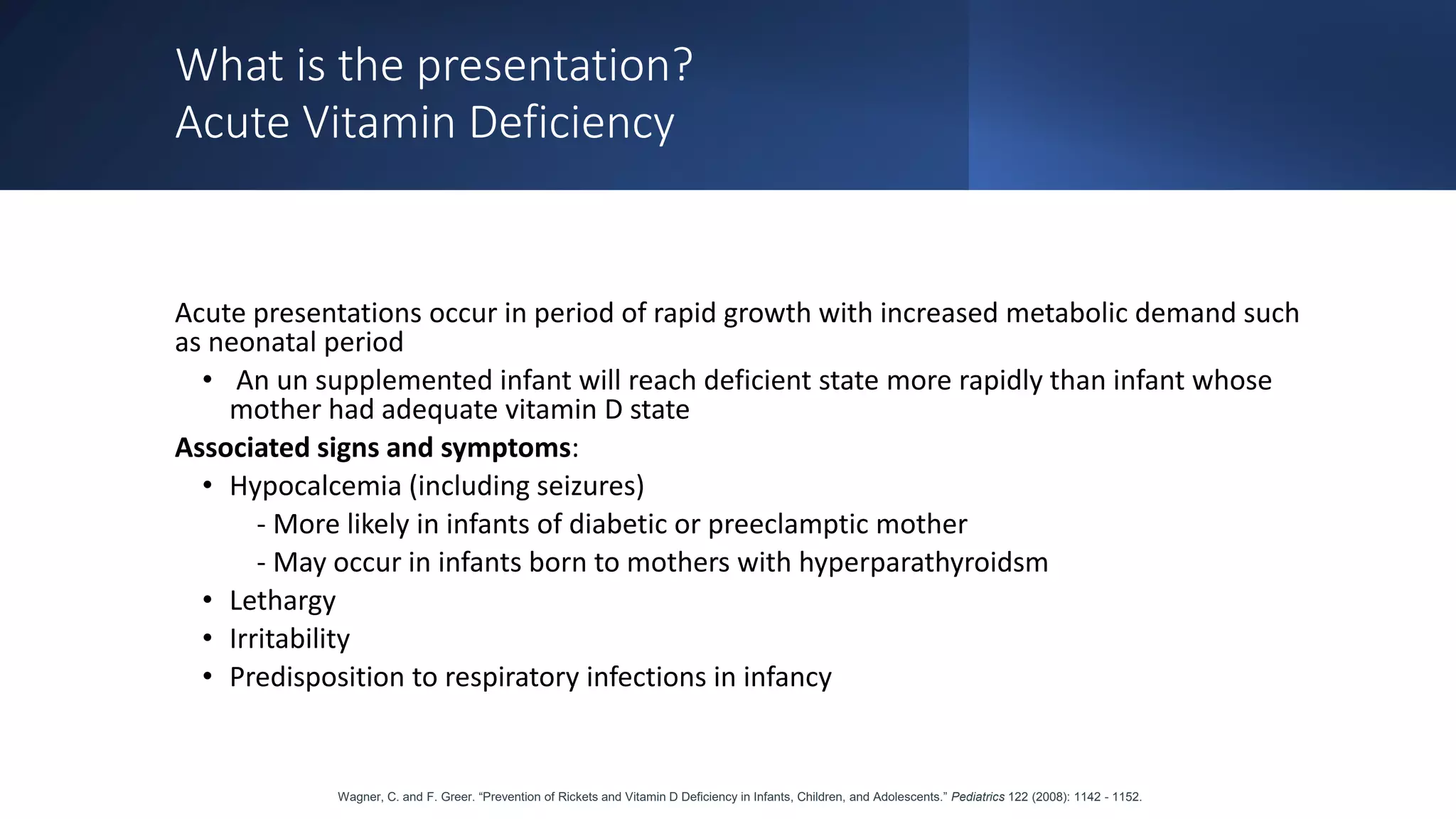 Vitamin D Pediatrics | PPTX