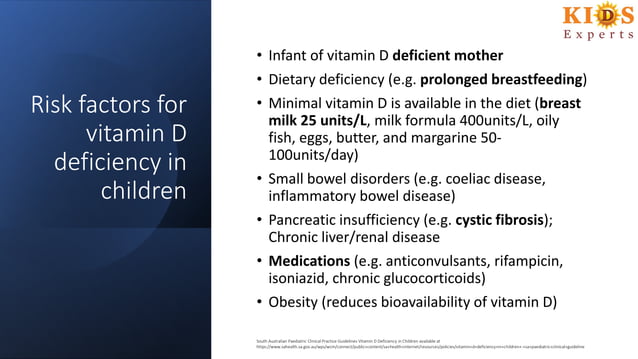 Vitamin D Pediatrics | PPTX