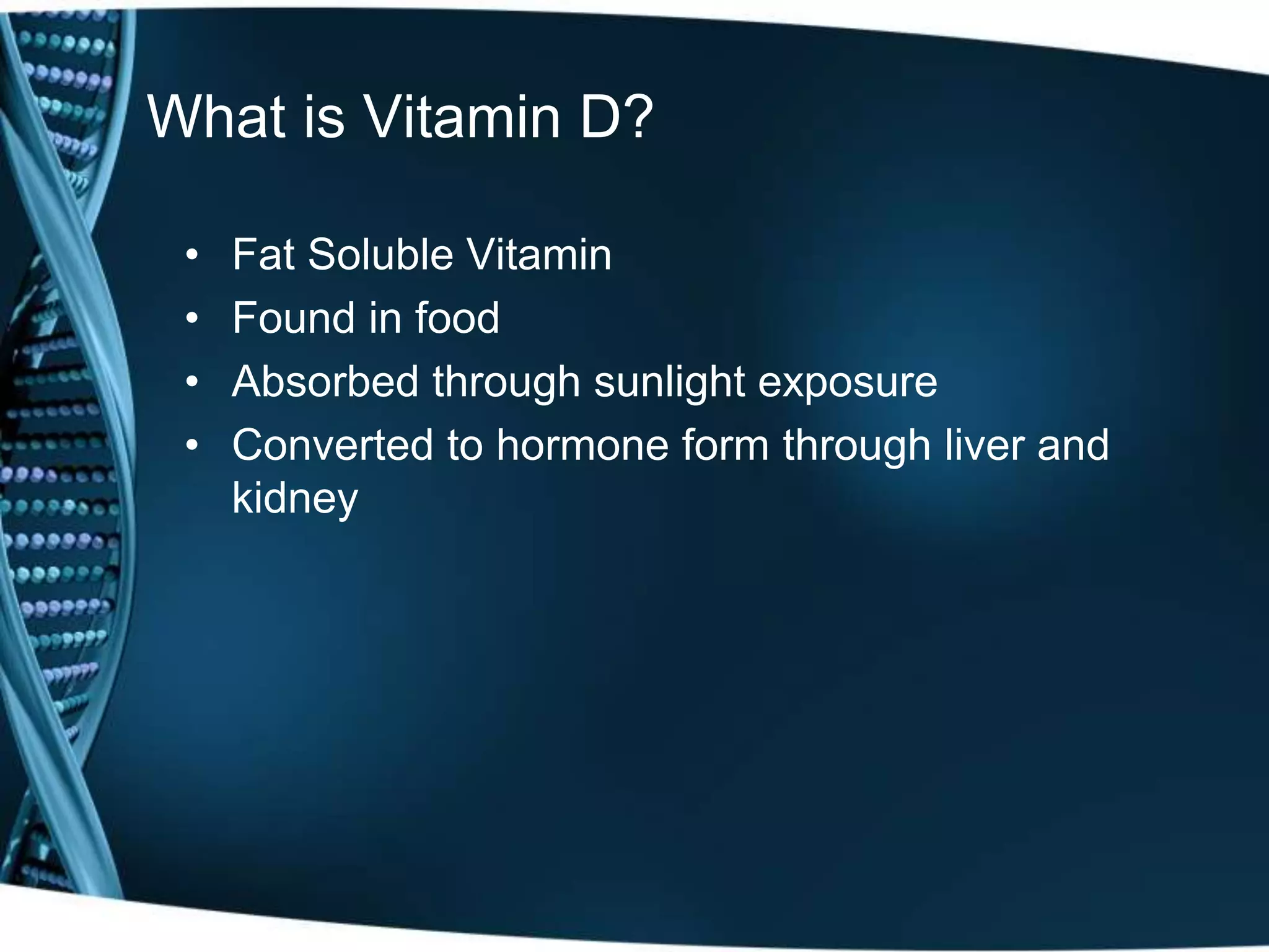 Vitamin d presentation | PPTX