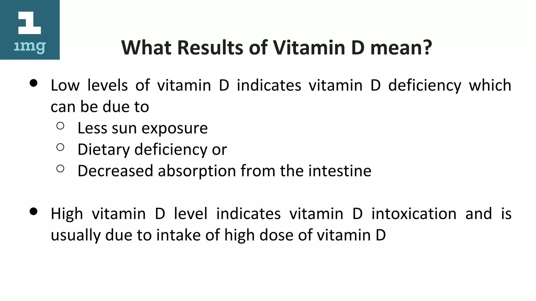 Vitamin D Test | ODP