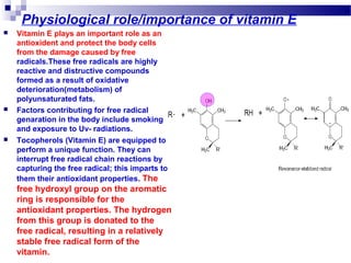 VITAMIN E (MEDICINAL CHEMISTRY) BY P.RAVI SANKAR. [INTRODUCTION ...