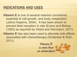 Vitamin E | PPTX