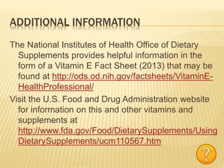 Vitamin E | PPT
