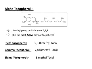 Vitamin E (Tocopherol) | PPTX