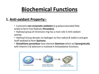 Vitamin E (Tocopherol) | PPTX