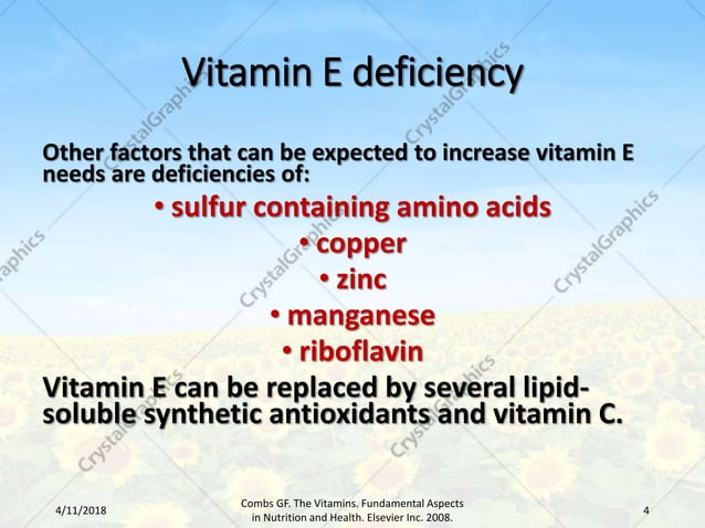 Vitamin E deficiency | PPSX