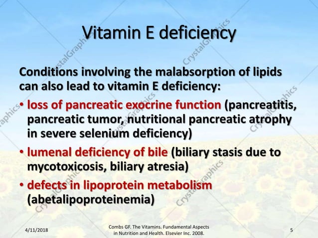 Vitamin E deficiency | PPSX