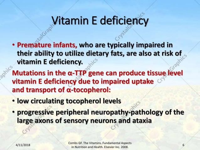 Vitamin E deficiency | PPSX