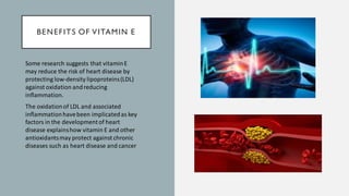 Vitamin E final presentation for Nutrition | PDF