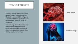 Vitamin E final presentation for Nutrition | PDF