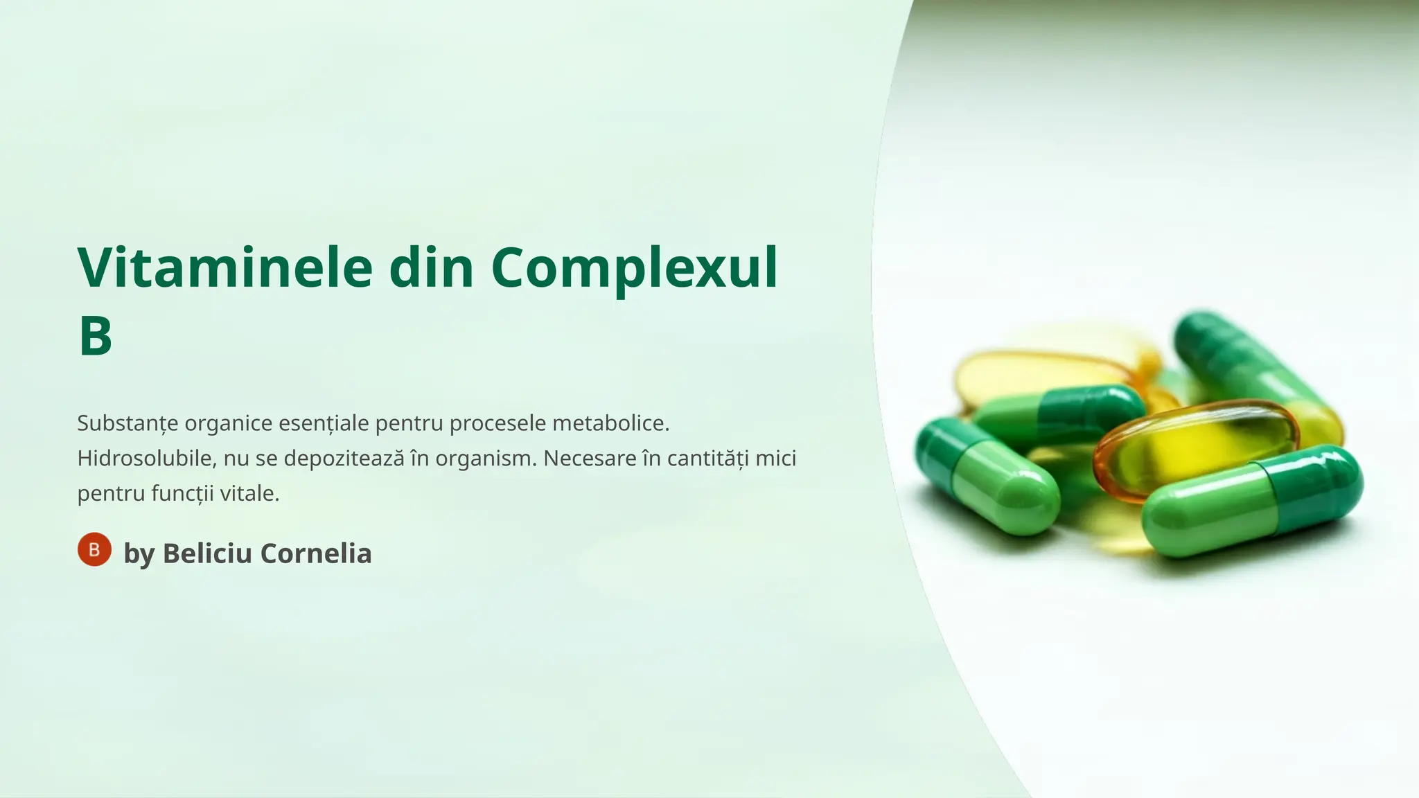 Vitaminele-din-Complexul-B prezentare power point | PPTX