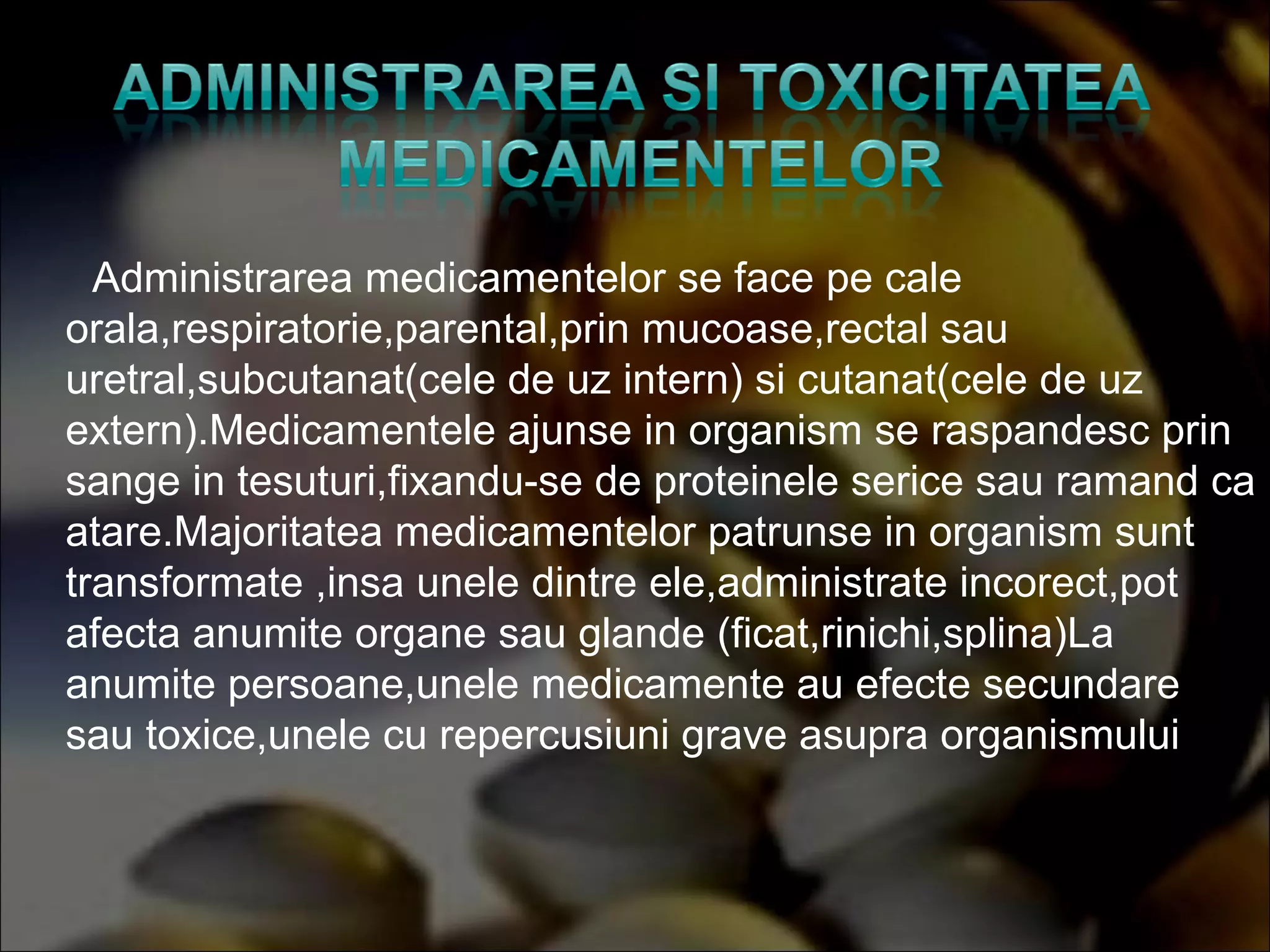 Vitamine & Medicamente Prezentare Powerpoint | PPT