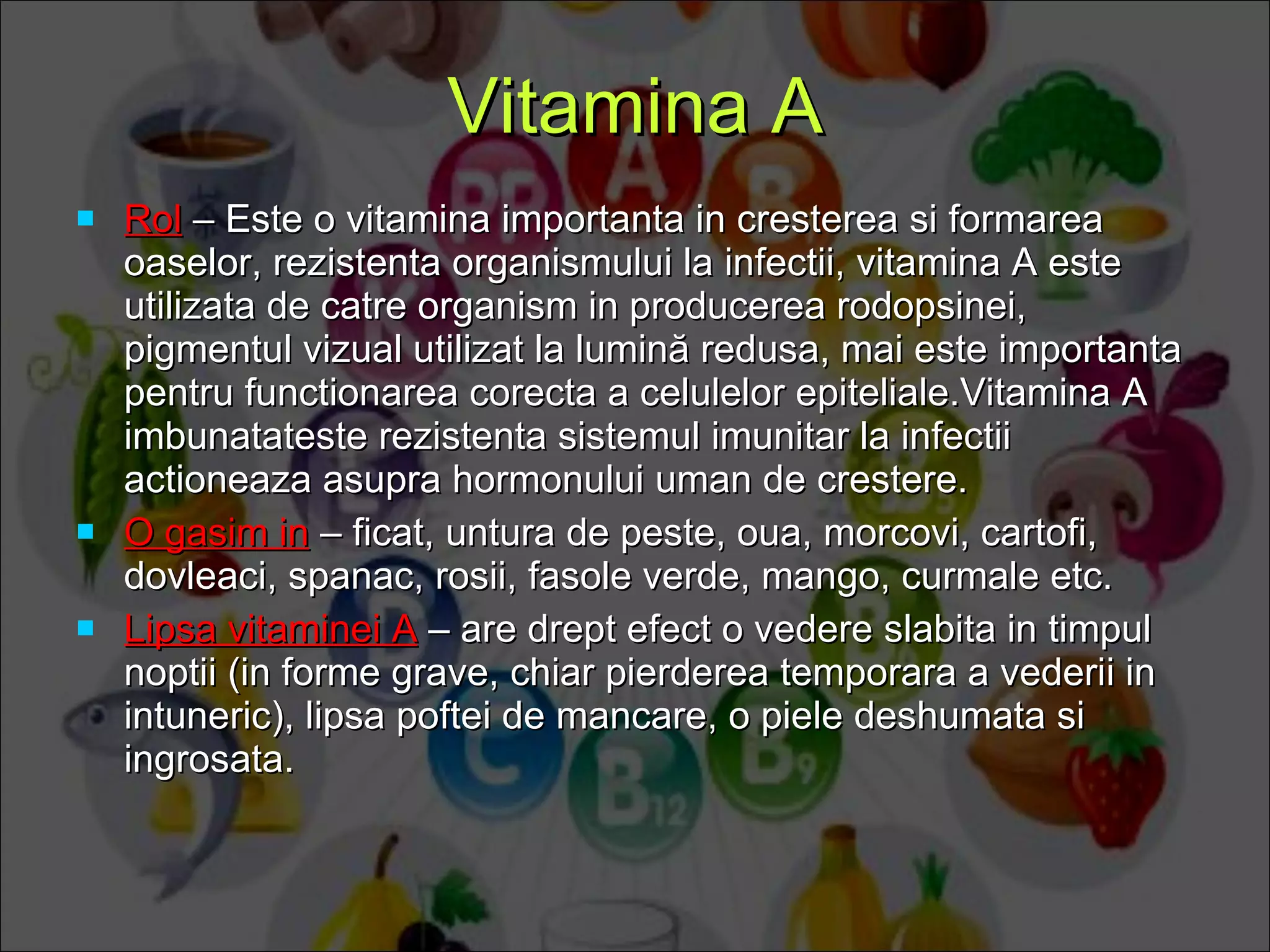 Vitamine & Medicamente Prezentare Powerpoint | PPT