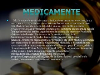 Vitamine & Medicamente Prezentare Powerpoint | PPT