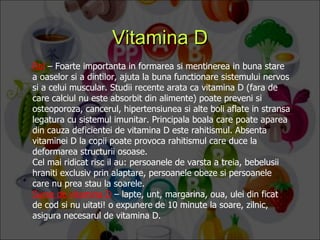 Vitamine & Medicamente Prezentare Powerpoint | PPT
