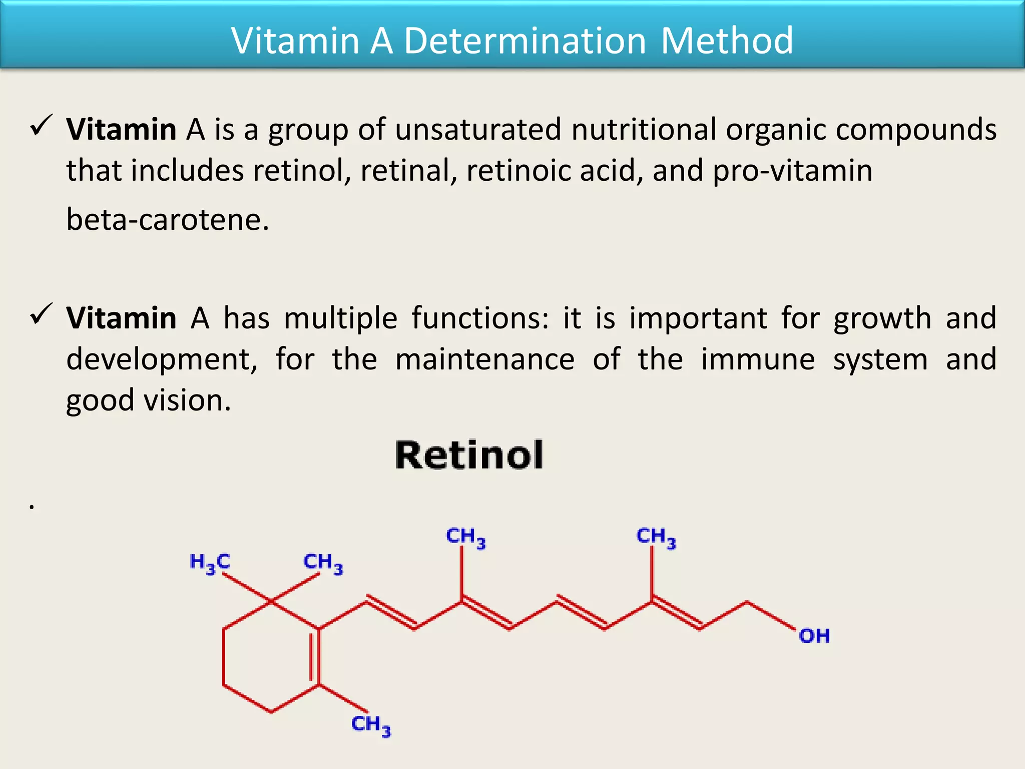 Vitamin estimation methods | PPTX