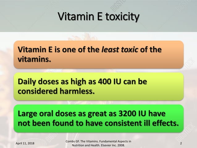 Vitamin E toxicity | PPT