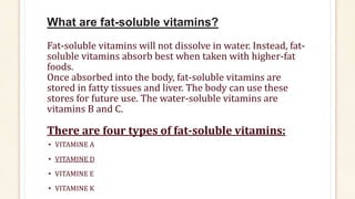 Vitamin fat soluble | PPTX