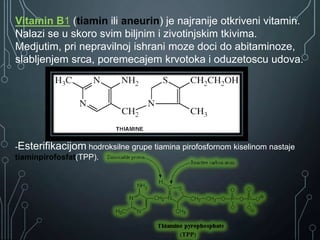 Vitamini rastvoreni u vodi | PPT