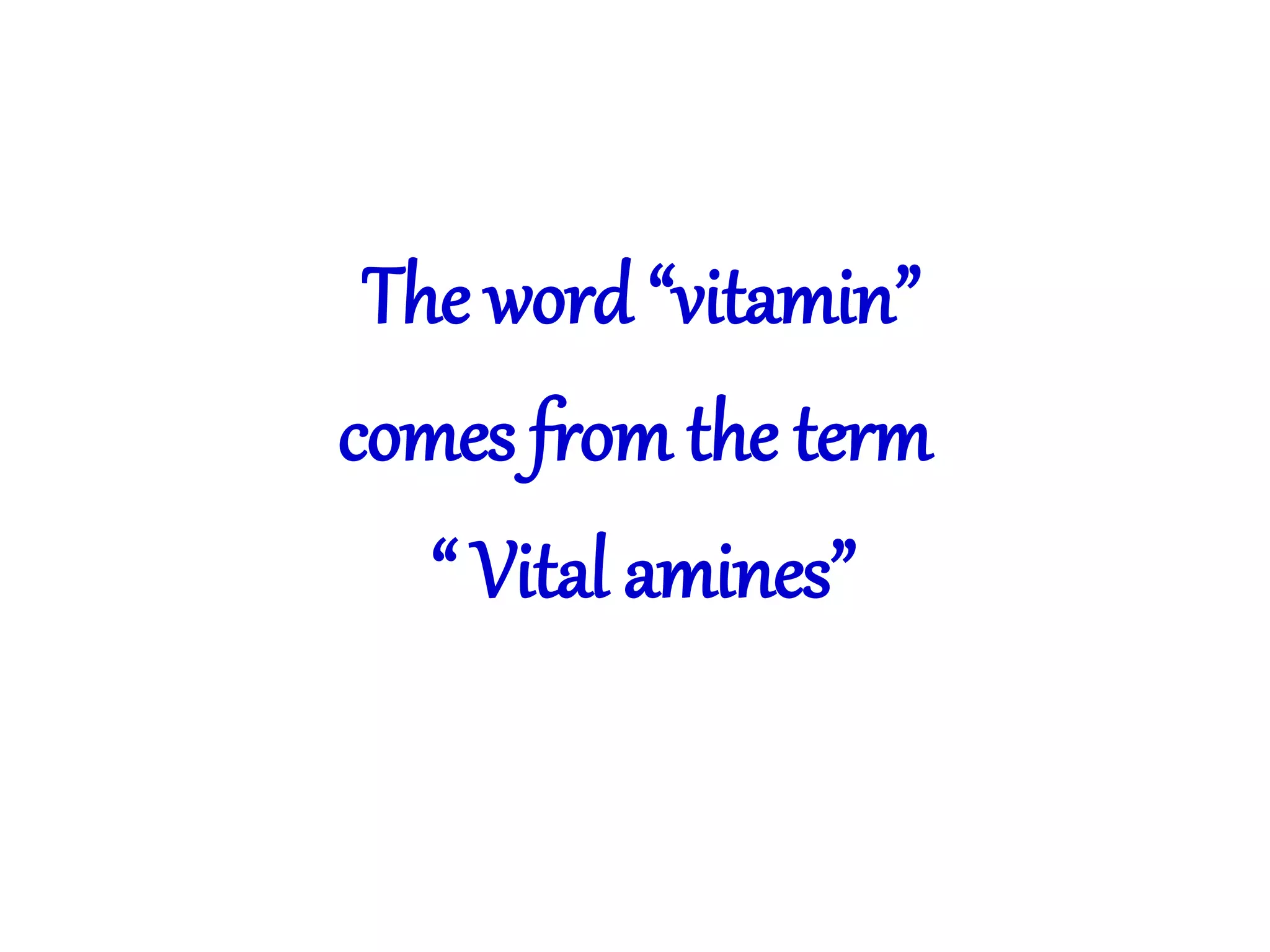 Medical Biochemistry | Food and Nutrition, Vitmins and Minerals ...