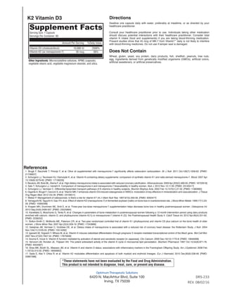 Vitamin K2 (MK-7) Bioavailability, Bone Health, and Cardiovascular ...