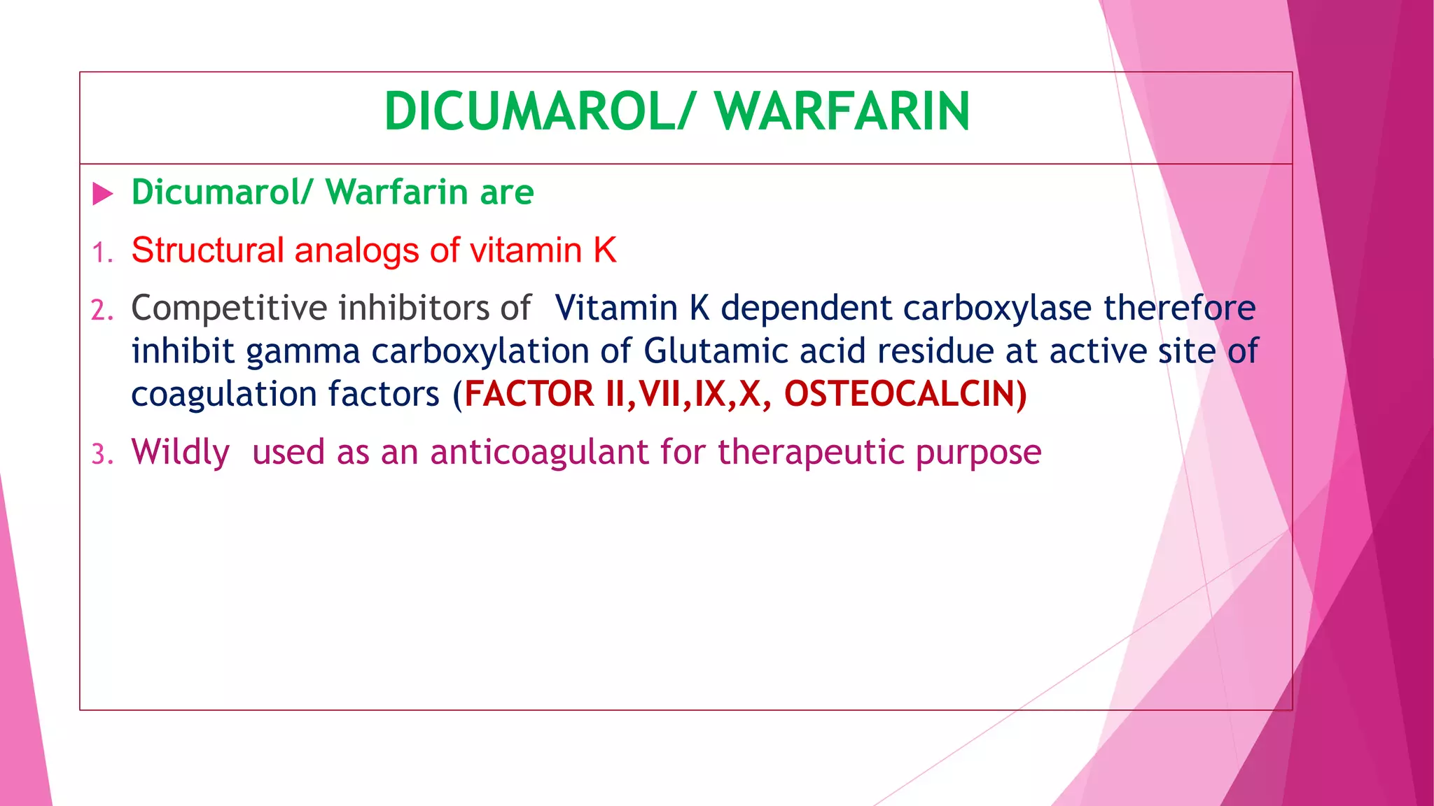 Vitamin k and its clinical applications | PDF