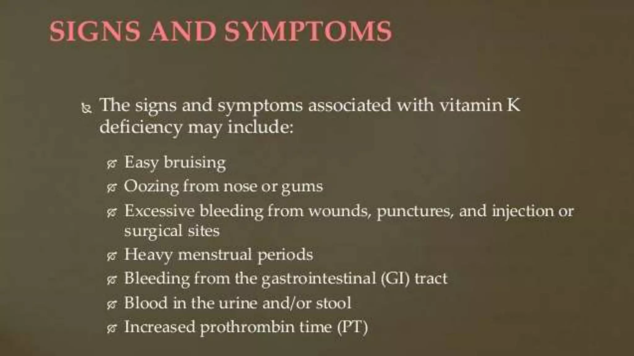 Vitamin k deficiency | PPTX