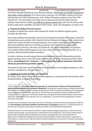 Vitamin K works in conjunction with D to the Knesset .pdf