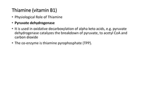 VITAMIN METABOLISM BIOCHEMISTRY PRESENTATION | PPTX