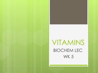 Vitamins | PPT