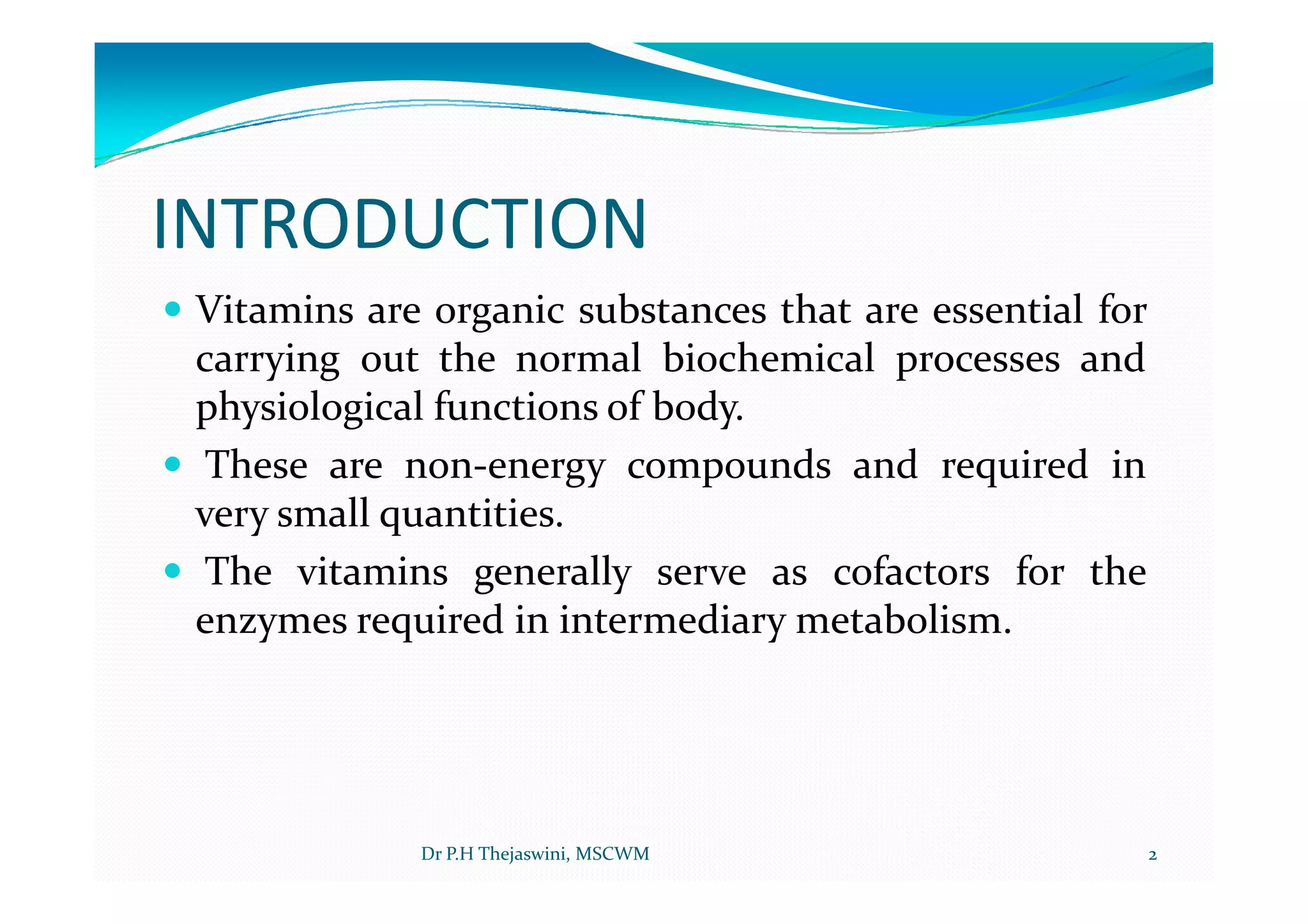 vitamins ppt | PDF