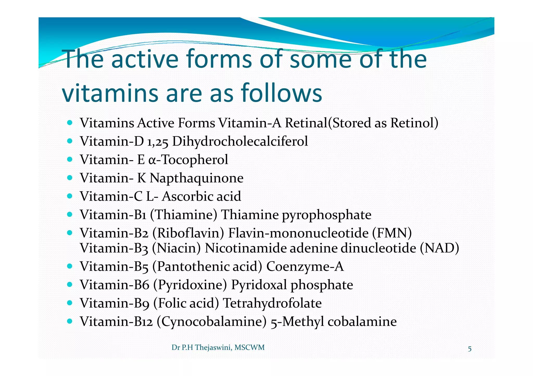 vitamins ppt | PDF