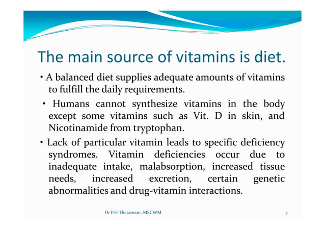 vitamins ppt | PDF