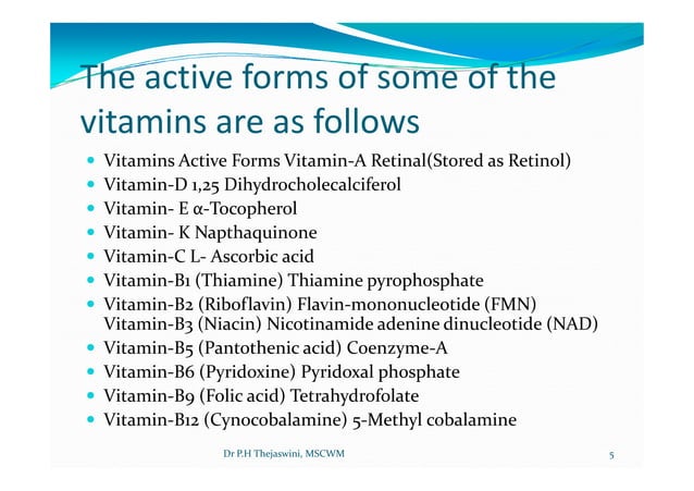 vitamins ppt | PDF