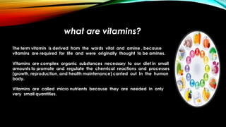 Vitamins | PPTX