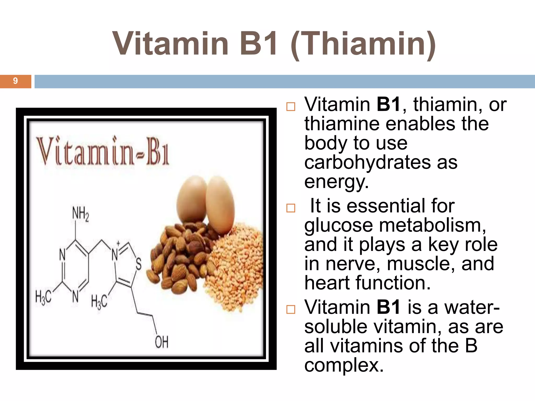 Chemistry and physiological significance of Vitamins | PPTX