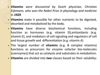 Vitamins | PPTX