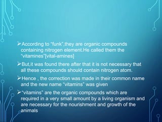 Vitamins | PPTX