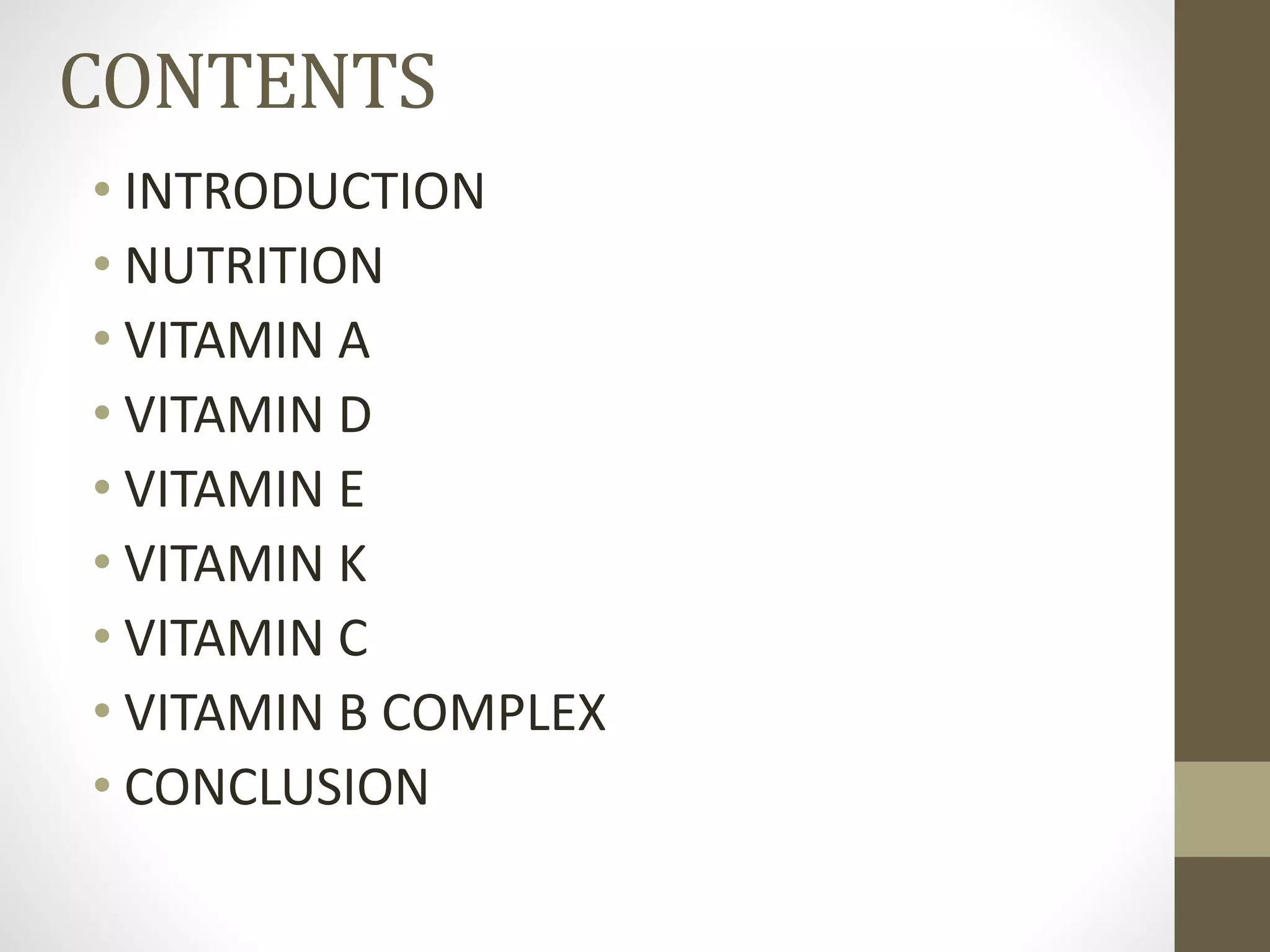 Vitamins In Dental Health | PPTX