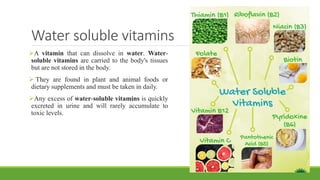 Water soluble vitamins-B complex vitamins(D. Pharmacy) | PPTX
