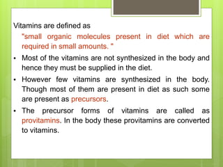 Vitamins | PPTX