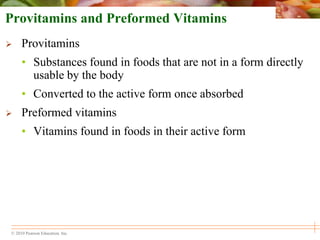 Sources, digestion, absorption and Essentials of vitamins | PPT