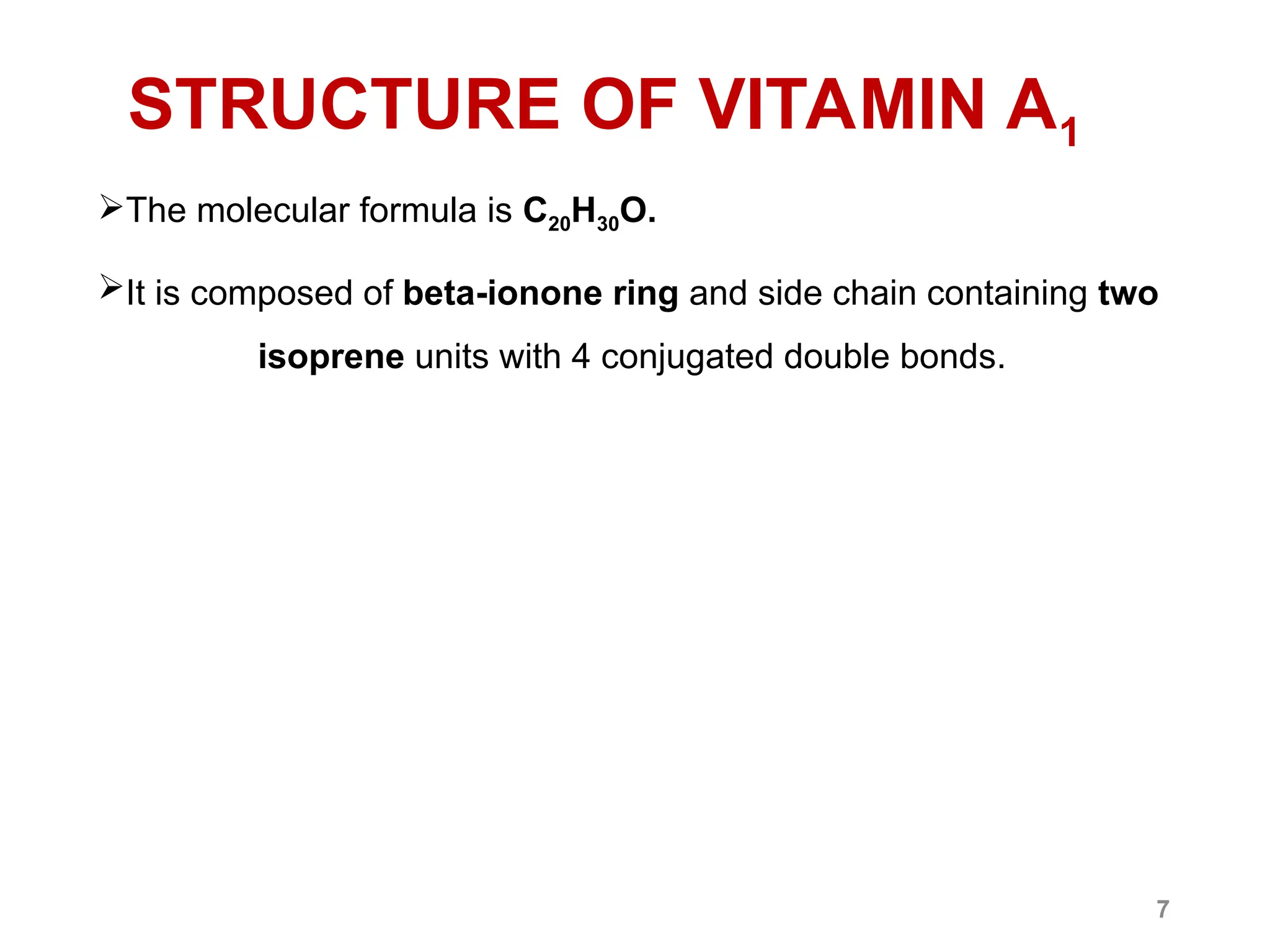 Introduction, Classification and nomenclature of vitamins, Vitamin A1, Vitamin A2, Vitamin C ...